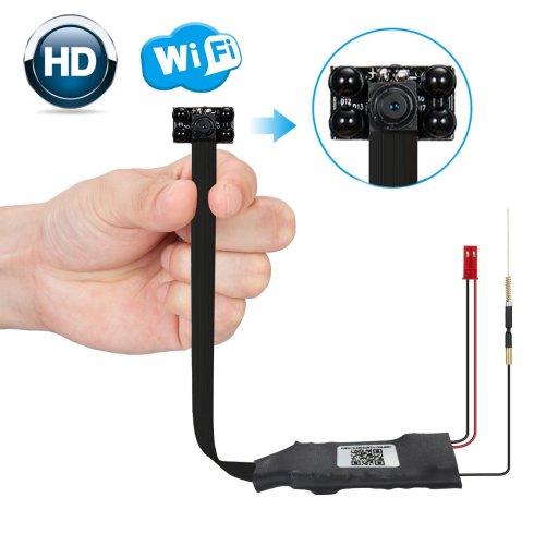 Pinhole camera with IR LED night vision - Wifi P2P with FULL HD 1080P ...