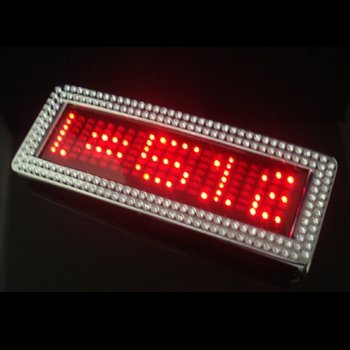 Led belt buckle - Red diamond | Cool Mania