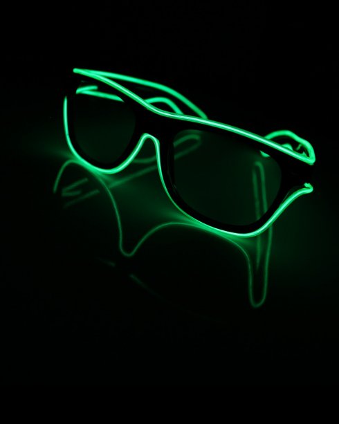 Neon glasses Way Ferrer style - Green | Cool Mania