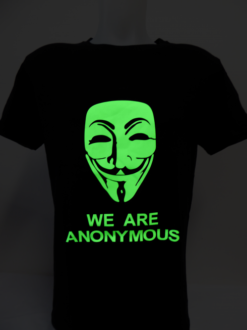 Fluorescent T-shirts - Anonymous | Cool Mania