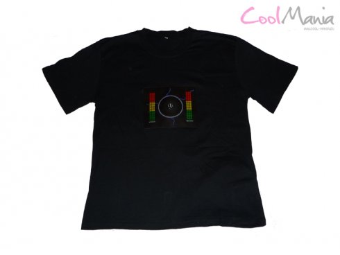 เสื้อยืดกระพริบ - เครื่องเล่นดีเจ | Cool Mania