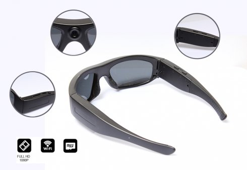 Wifi Glasses camera Full HD (live stream via smartphone) | Cool Mania