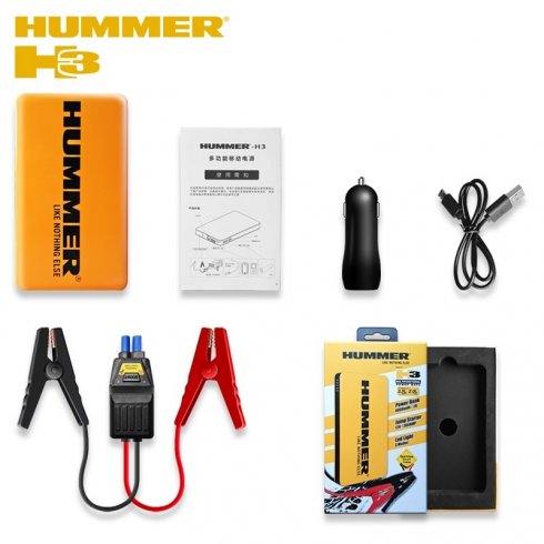 Mini jump starter + external battery Hummer H3 6000mAh for engines up ...
