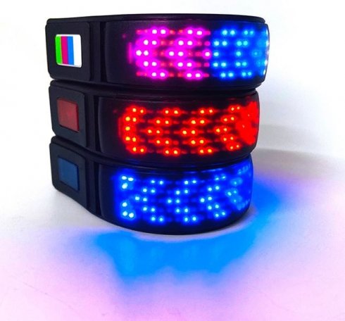 Sko stripe LED lys opp display - BLÅ | Cool Mania