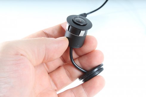 Micro universal waterproof reverse camera with a 150° angle of view ...