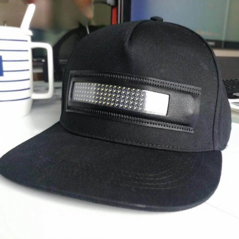 Programmable LED cap via app in mobile | Cool Mania