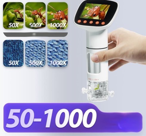 Kids Microscopes for children - school students microscope Wifi with 50 ...
