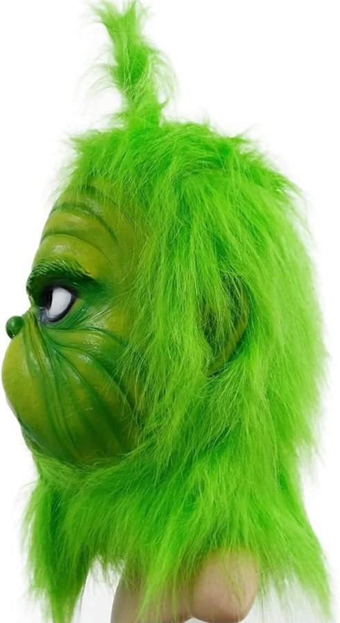 Grinch mask and gloves - the grinch realistic face mask (latex ...