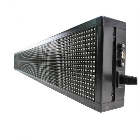 LED panel display 7 colors programmable - 100 cm x 15 cm | Cool Mania