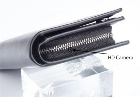 Wallet spy camera na nakatago sa WiFi + FULL HD 1080P + motion ...