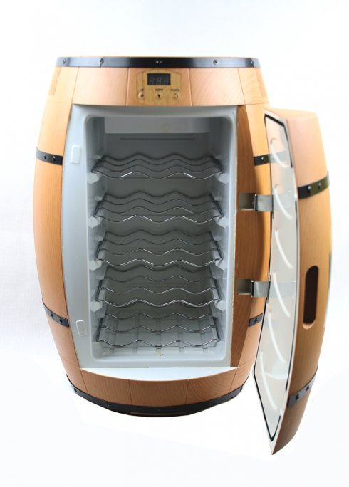 Pendingin anggur dalam bentuk tong - 40 liter / 15 botol | Cool Mania