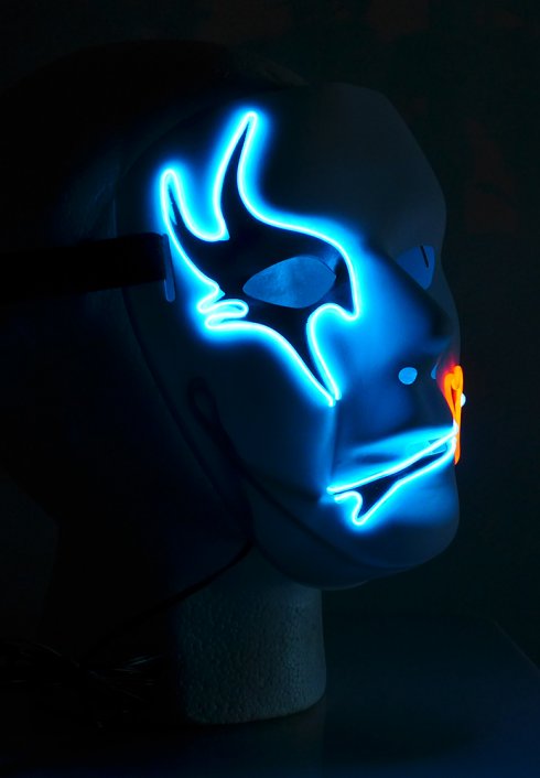Zorro - maschera facciale LED | Cool Mania