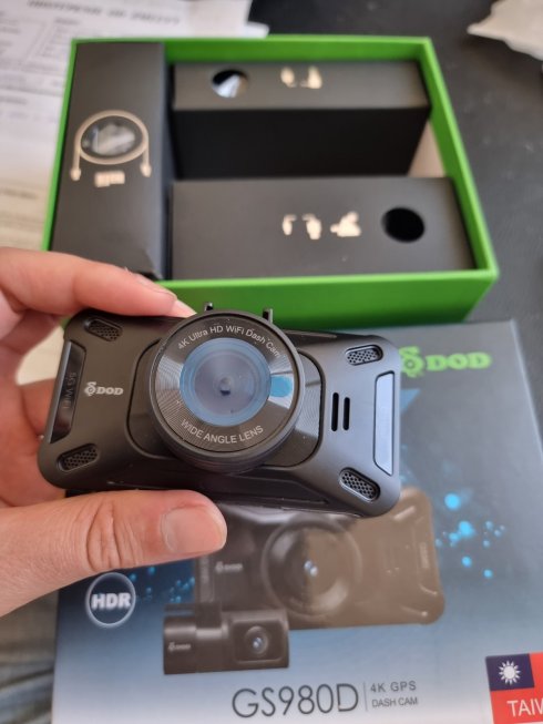 Best dash cam DOD GS980D Dual 4K+1K car camera with GPS + 5GHz WiFi ...