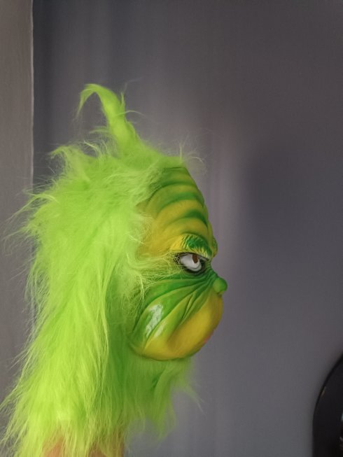 Grinch mask and gloves - the grinch realistic face mask (latex ...