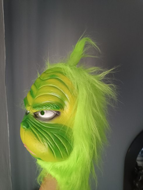 Grinch mask and gloves - the grinch realistic face mask (latex ...