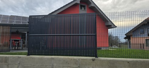 Lamele PVC pentru gard pentru panouri rigide - Umplutura 3D verticala ...