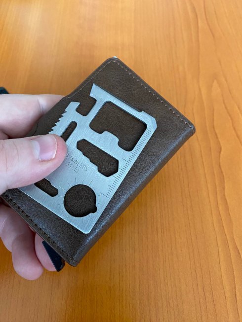 Credit card multi tool for wallet - survival 11 in 1 tool kit | Cool Mania