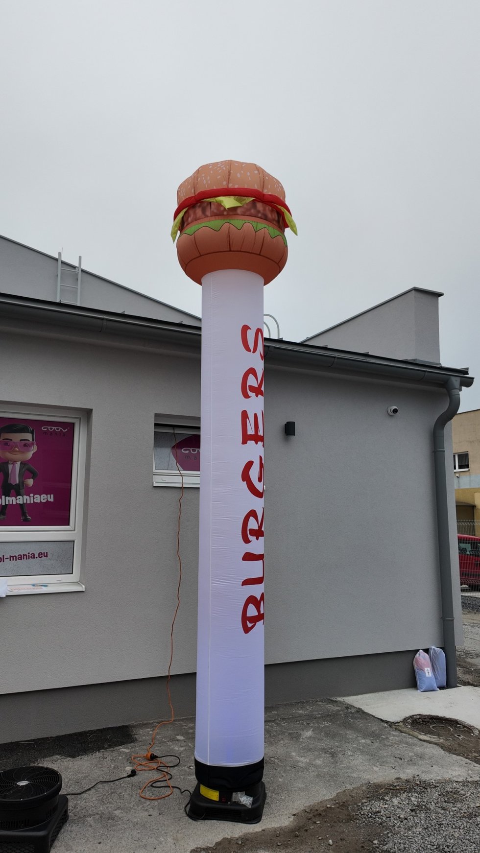 Inflatable advertising (Burger) - panlabas na advertising na may air ...