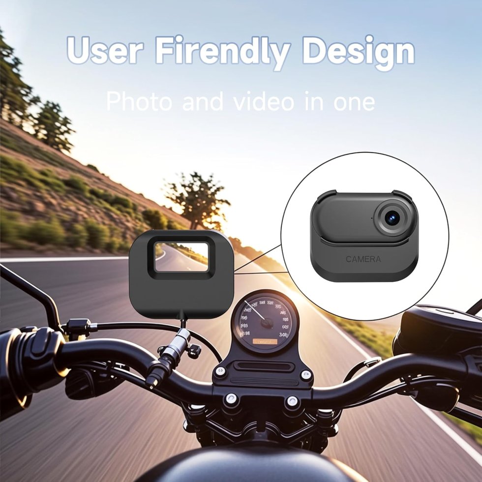 Mini Action Camera with 1080P HD - Small Sports Camera for Vlog ...