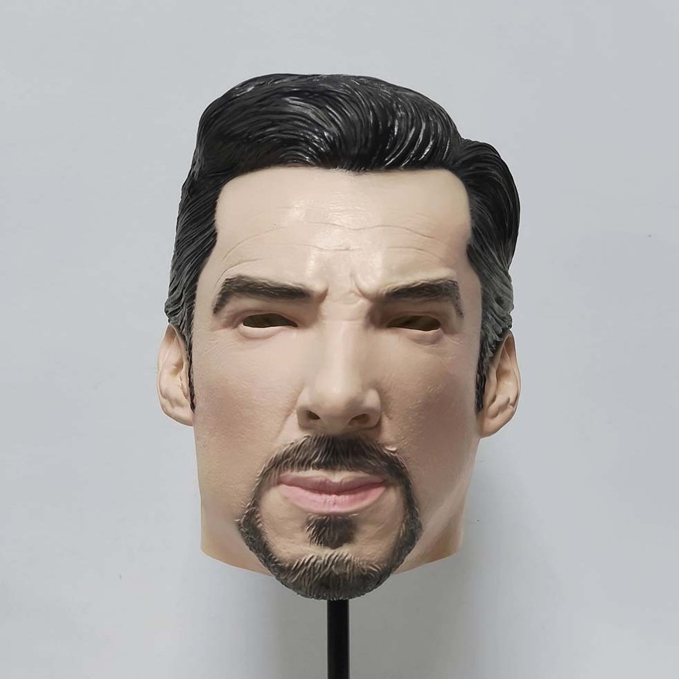 Daktaras Streindžas - realistiška filmo latekso galvos ir veido ...