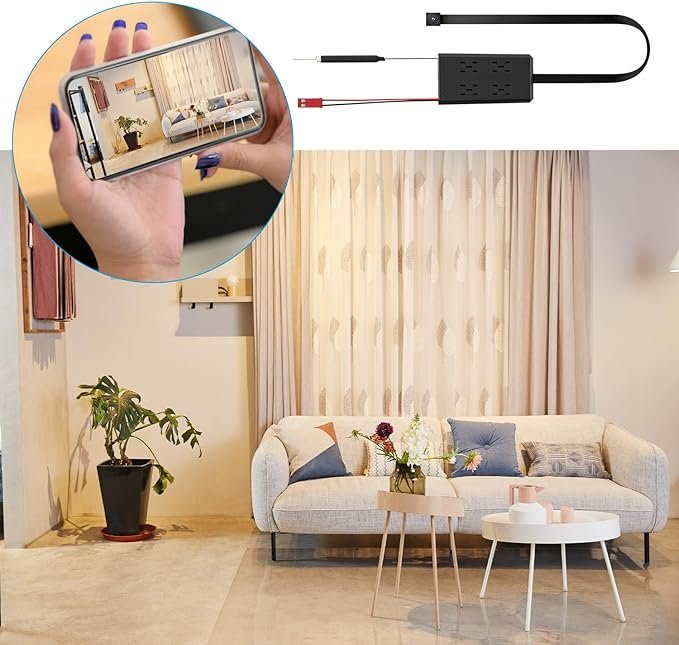 Button pinhole camera with remote control 4K + Motion Detection + Built ...