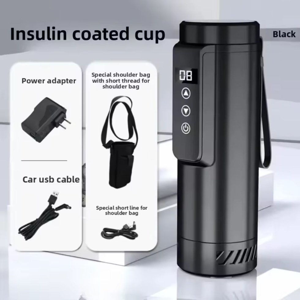 Mini Insulin Fridge portable – Travel Cooler Box USB with Digital ...