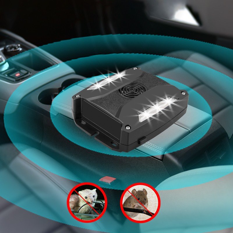 Rodent repellent - Ultrasonic rat / mouse and marten deterrent for car ...