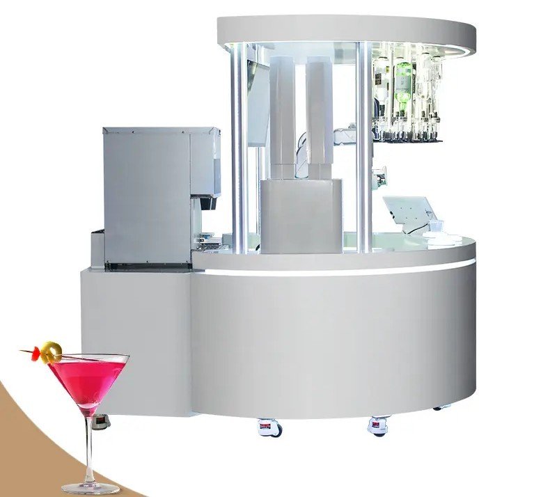 Automated bartender - Robot barman beverage machine with robotic arm ...