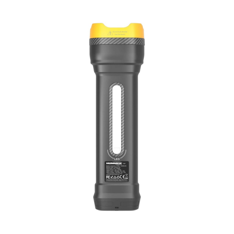 Hummer HXF – LED flashlight 400 lumens + Car starter + Powerbank 10000 ...