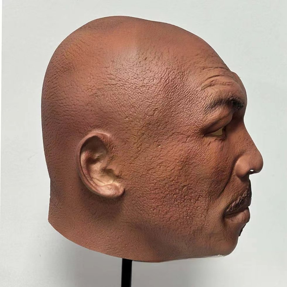 Mike Tyson - Realistická latexová silikonová maska (kostým) na obličej ...