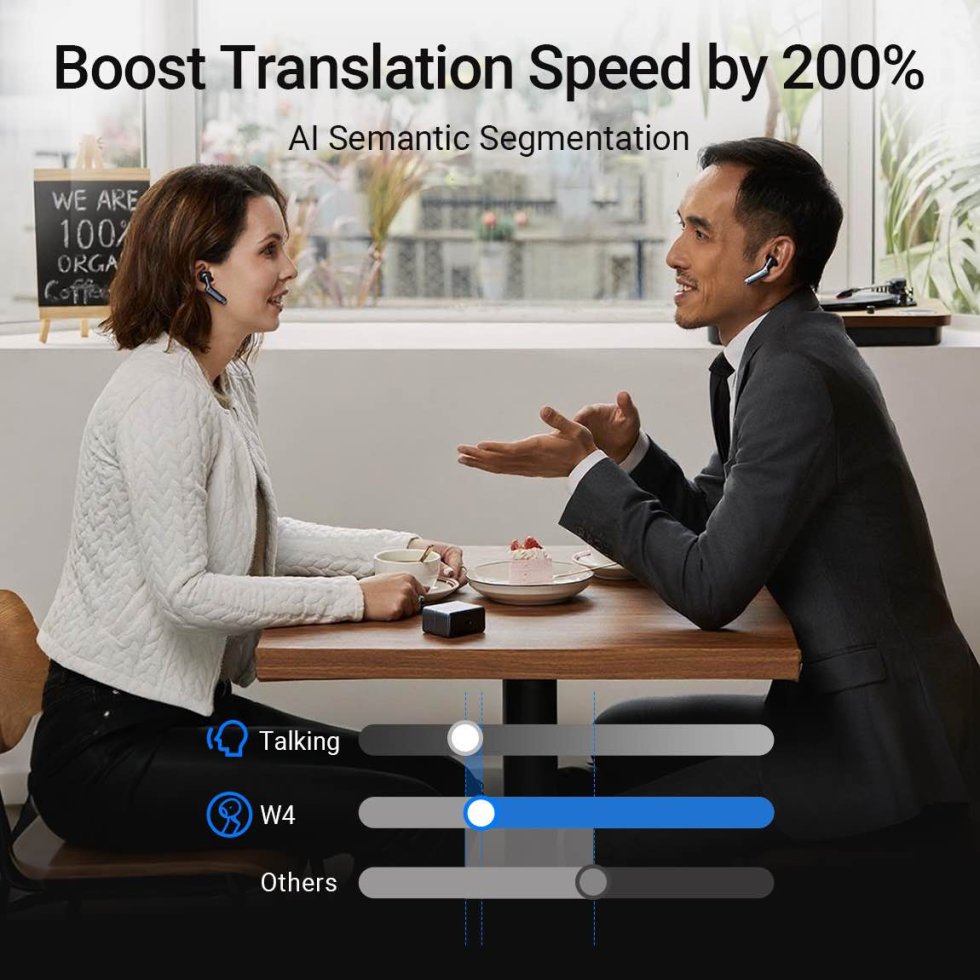 Translation headphones - Timekettle W4 Smart AI - 43 Languages / 96 ...