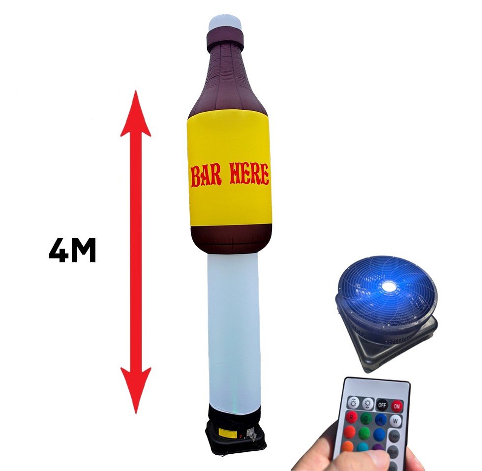 Inflatable advertising bottle (bar) – blow up outdoor advertising sign ...