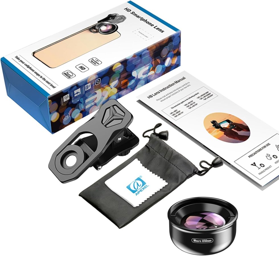 Macro Lens for Mobile Phone 100 mm 4K HD – 10× Super Macro Objective ...