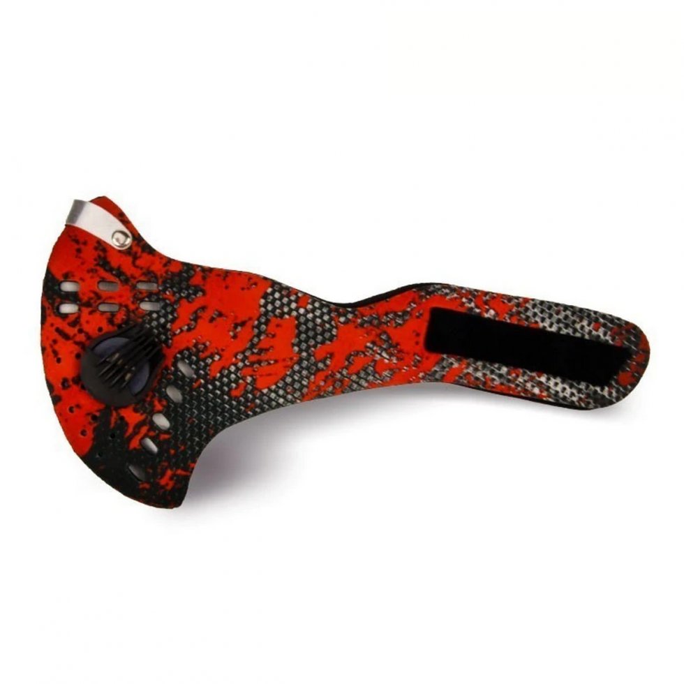 Face mask from neoprene with effective filtration - XProtect red | Cool ...