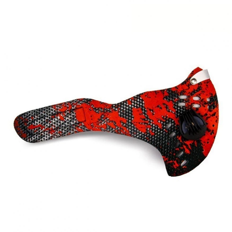 Face mask from neoprene with effective filtration - XProtect red | Cool ...
