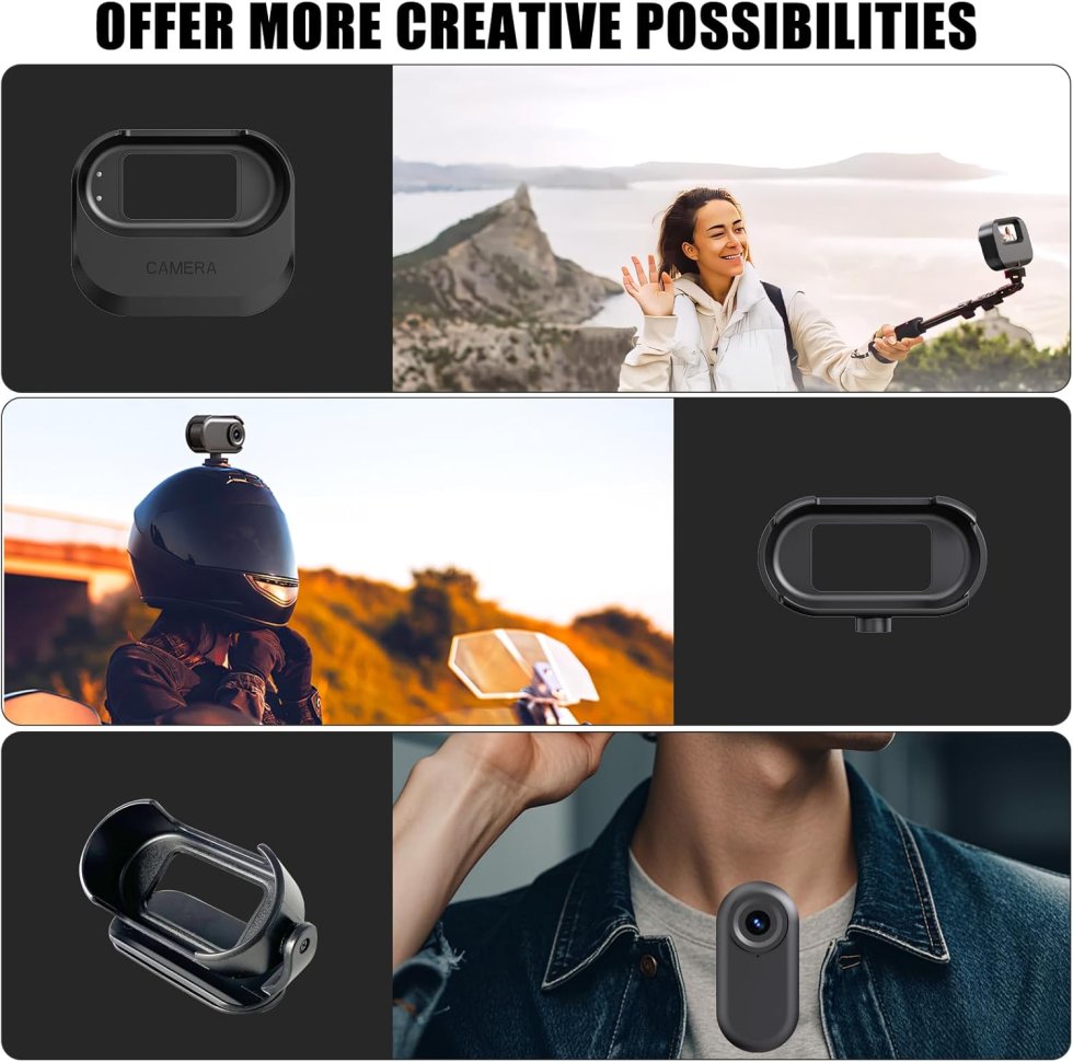 Mini Action Camera with 1080P HD - Small Sports Camera for Vlog ...