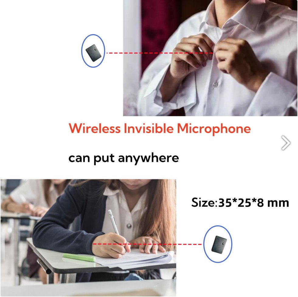 Spy earpiece - hidden earbuds Bluettooth for exam cheating + mini ...