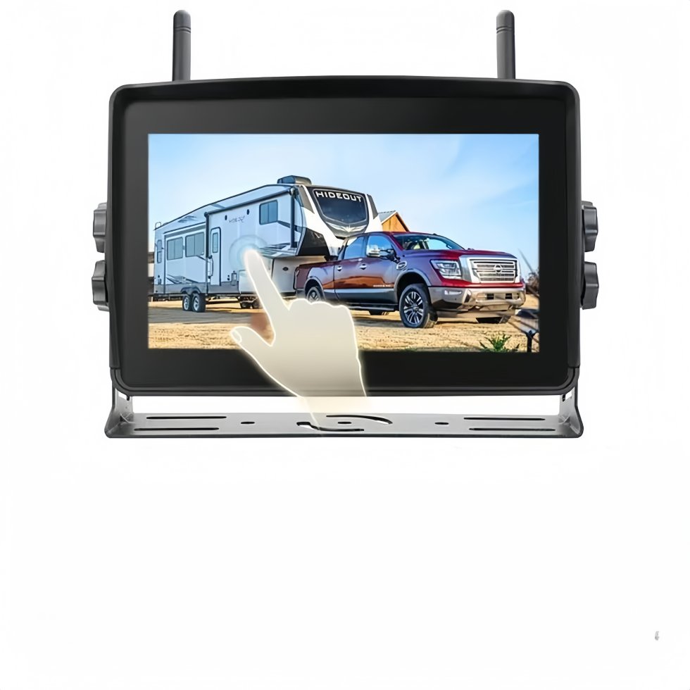 7 inç güneş enerjili monitörlü park yeri seti + 1 adet WiFi HD manyetik ...