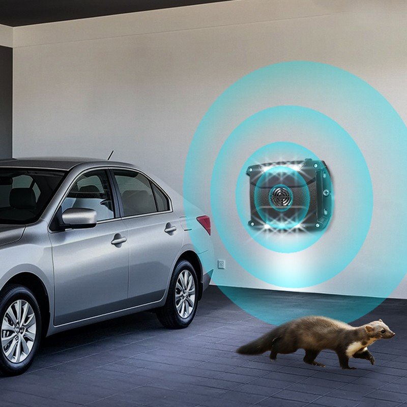 Rodent repellent - Ultrasonic rat / mouse and marten deterrent for car ...