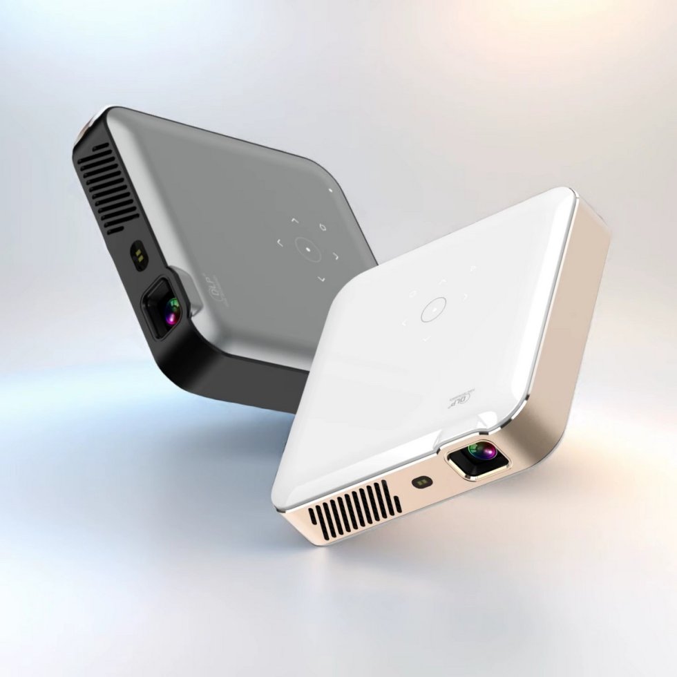 Portable Projector 1080P Full HD - LED Mini Projector 4K + Android OS ...