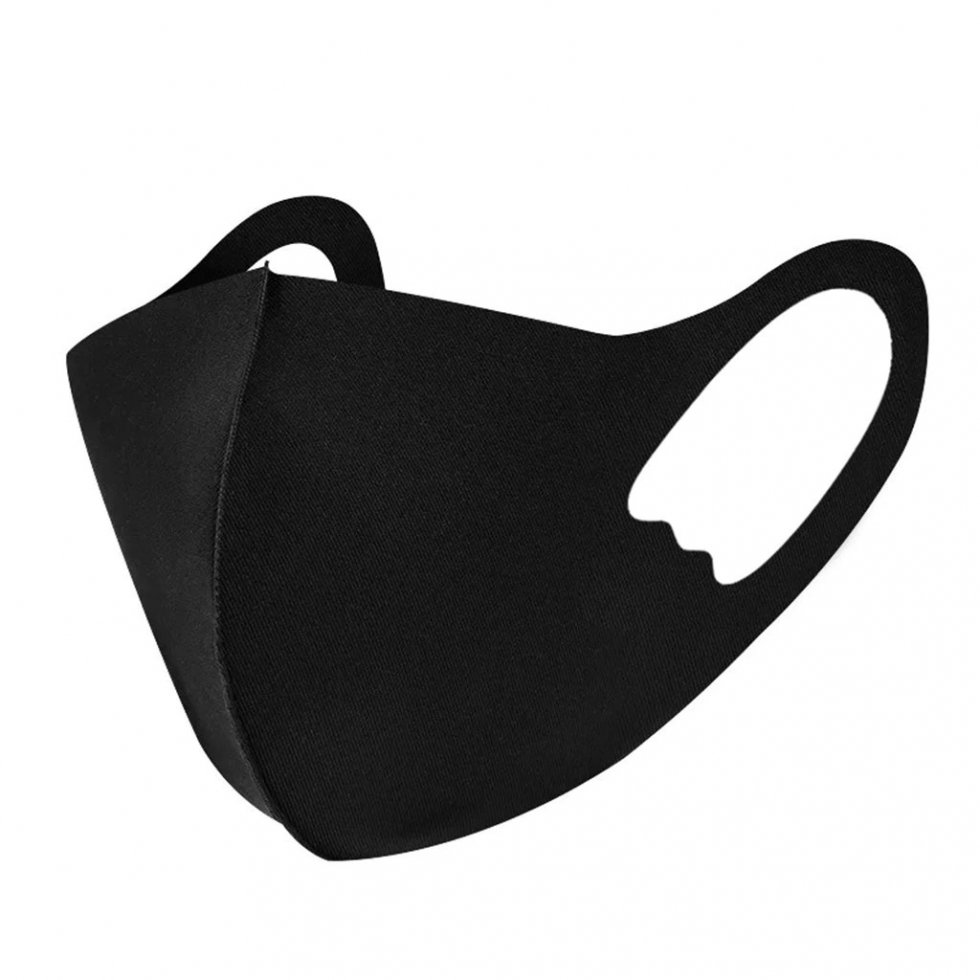 Children Face Mask NANO black (97% polyester + 3%spandex) | Cool Mania