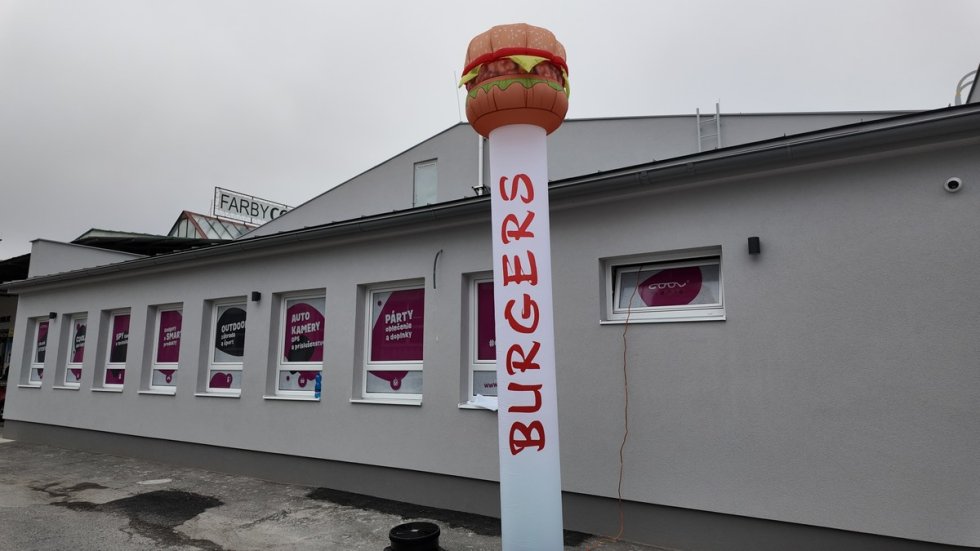 Inflatable advertising (Burger) - panlabas na advertising na may air ...