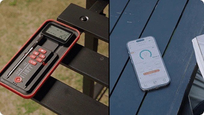 Meat Thermometer Wireless AI - Smart Kitchen digital thermometer ...