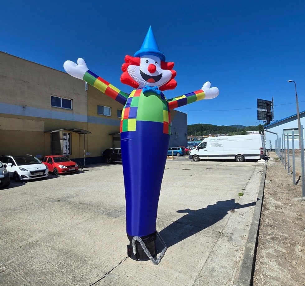 Inflatable advertising air dancer Clown (Jester) - figure tube man with ...