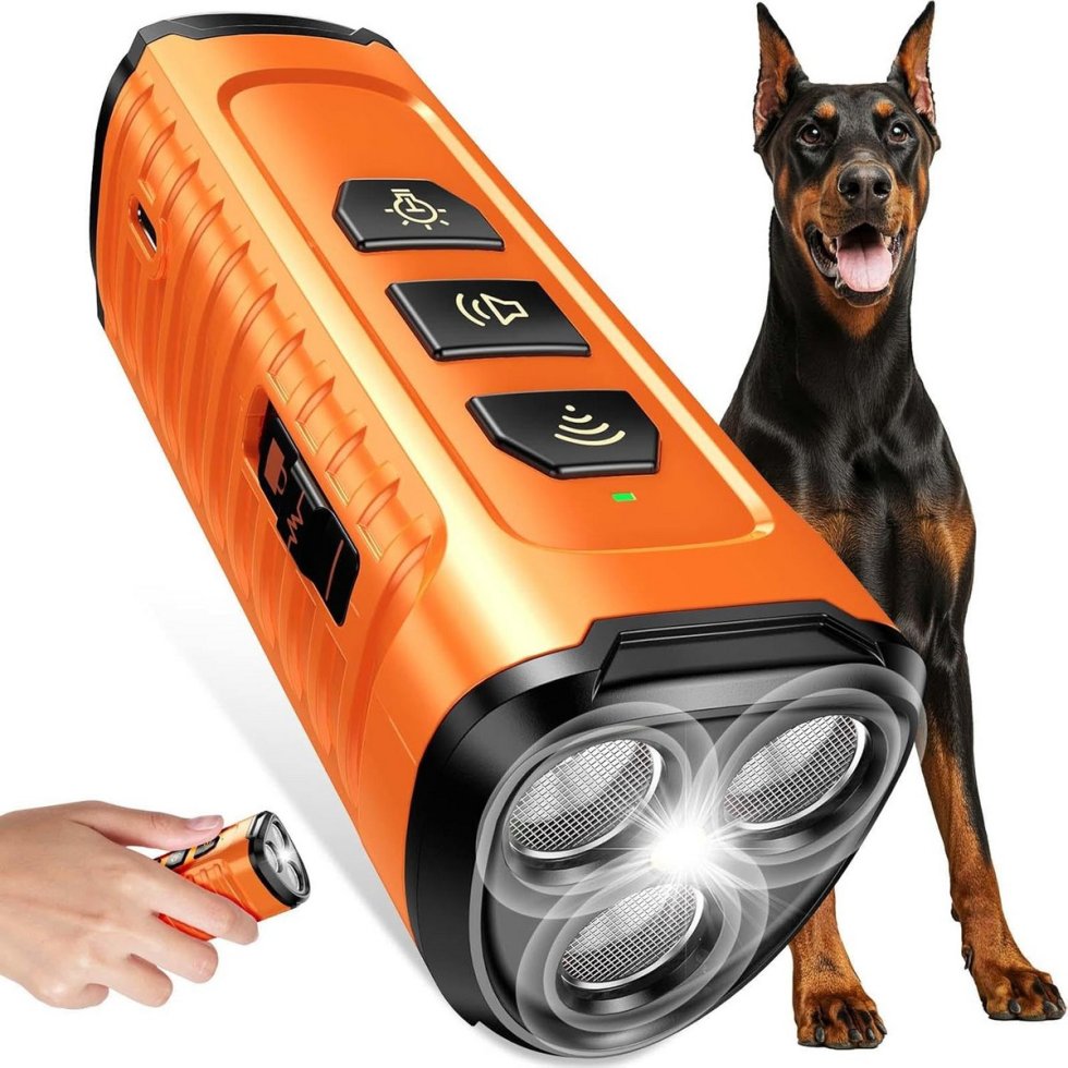 Anti barking device – Ultrasonic dog repeller with long range of 15m ...