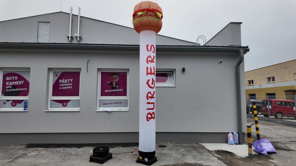 Inflatable advertising (Burger) - panlabas na advertising na may air ...