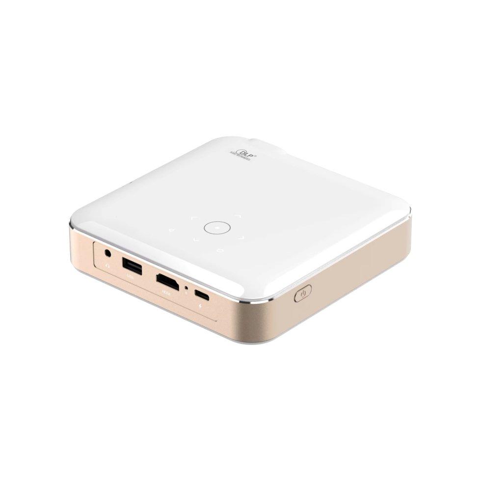 Projektor Mudah Alih 1080P Full HD - Projektor Mini LED 4K + OS Android ...