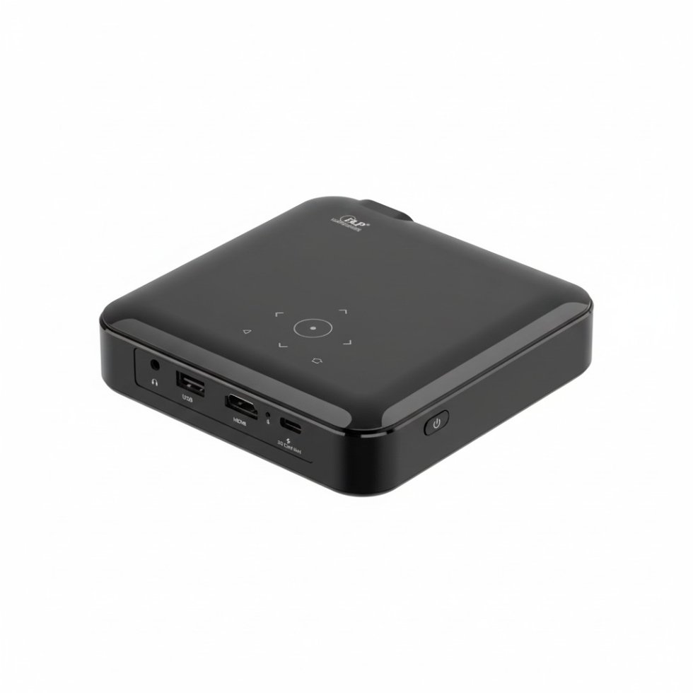 Projektor Mudah Alih 1080P Full HD - Projektor Mini LED 4K + OS Android ...